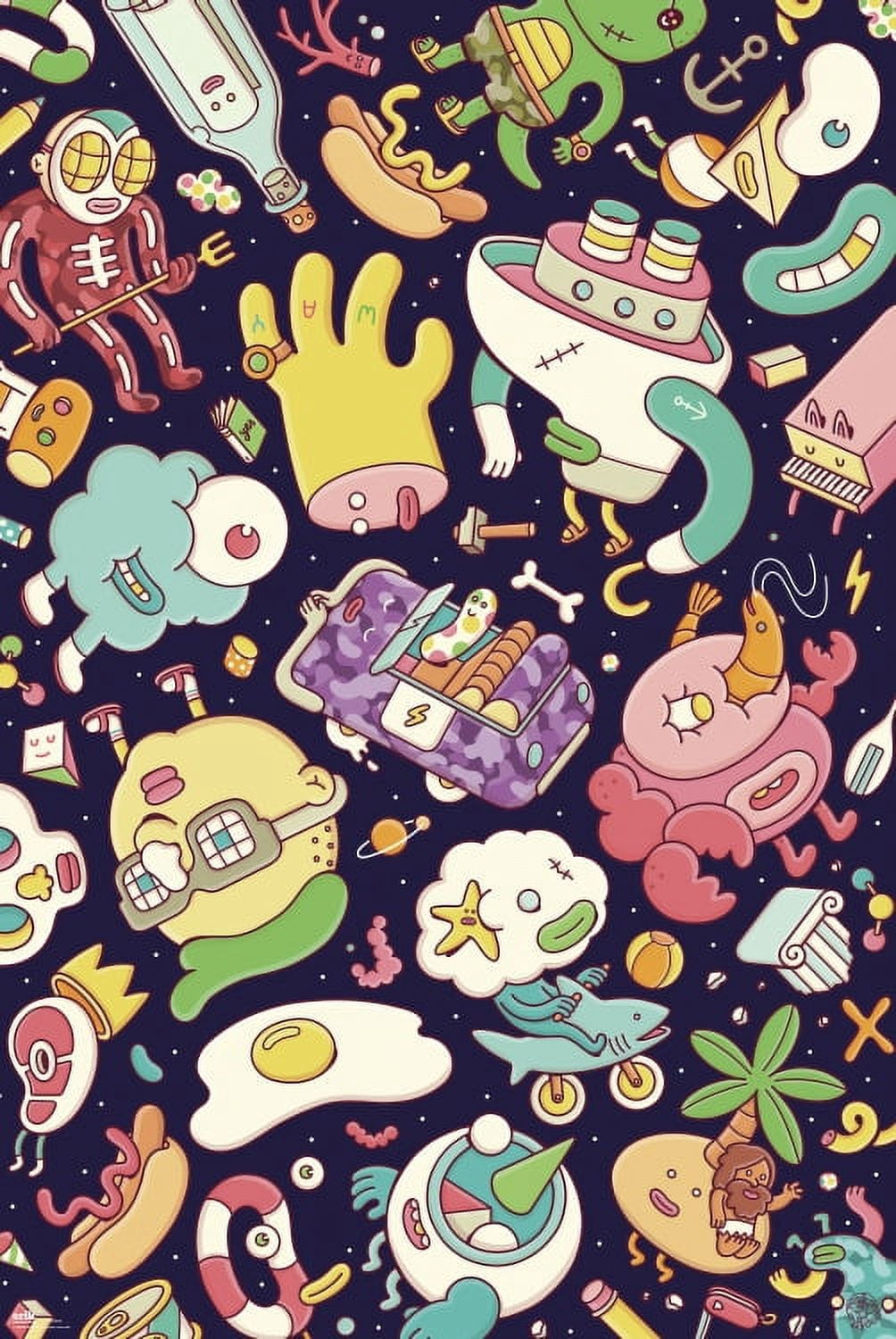 Brosmind Spacewalk Poster (24 x 36) - Walmart.com