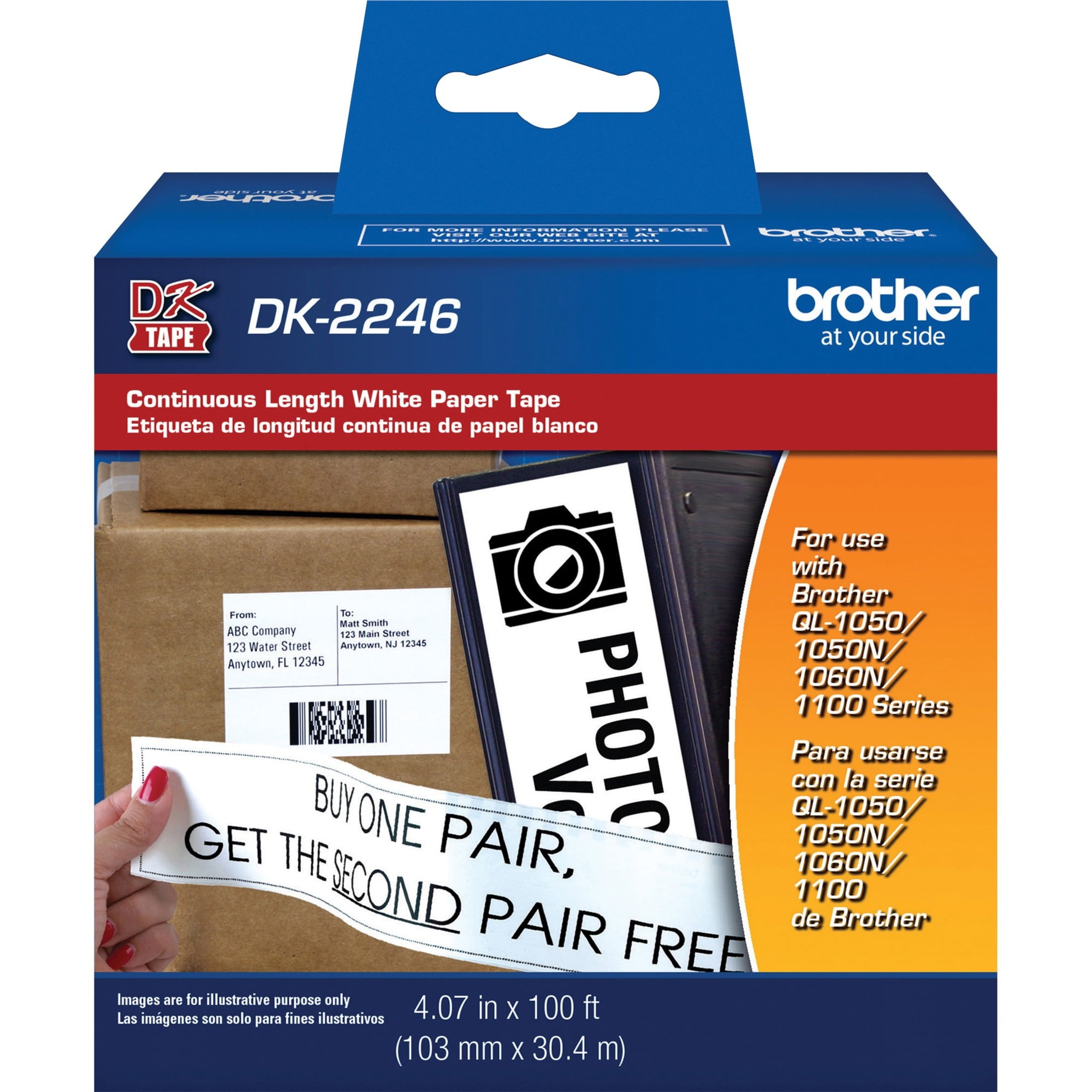 Brother Multipurpose Label - Walmart.com