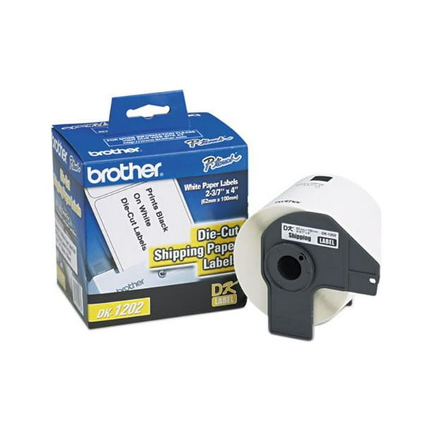 Brother 2.4 in x 3.9 in Shipping White Paper Labels (300 Labels ...