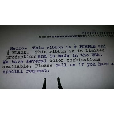 Royal 79106B Epoch Typewriter Ribbon with custom color options. Made in ...