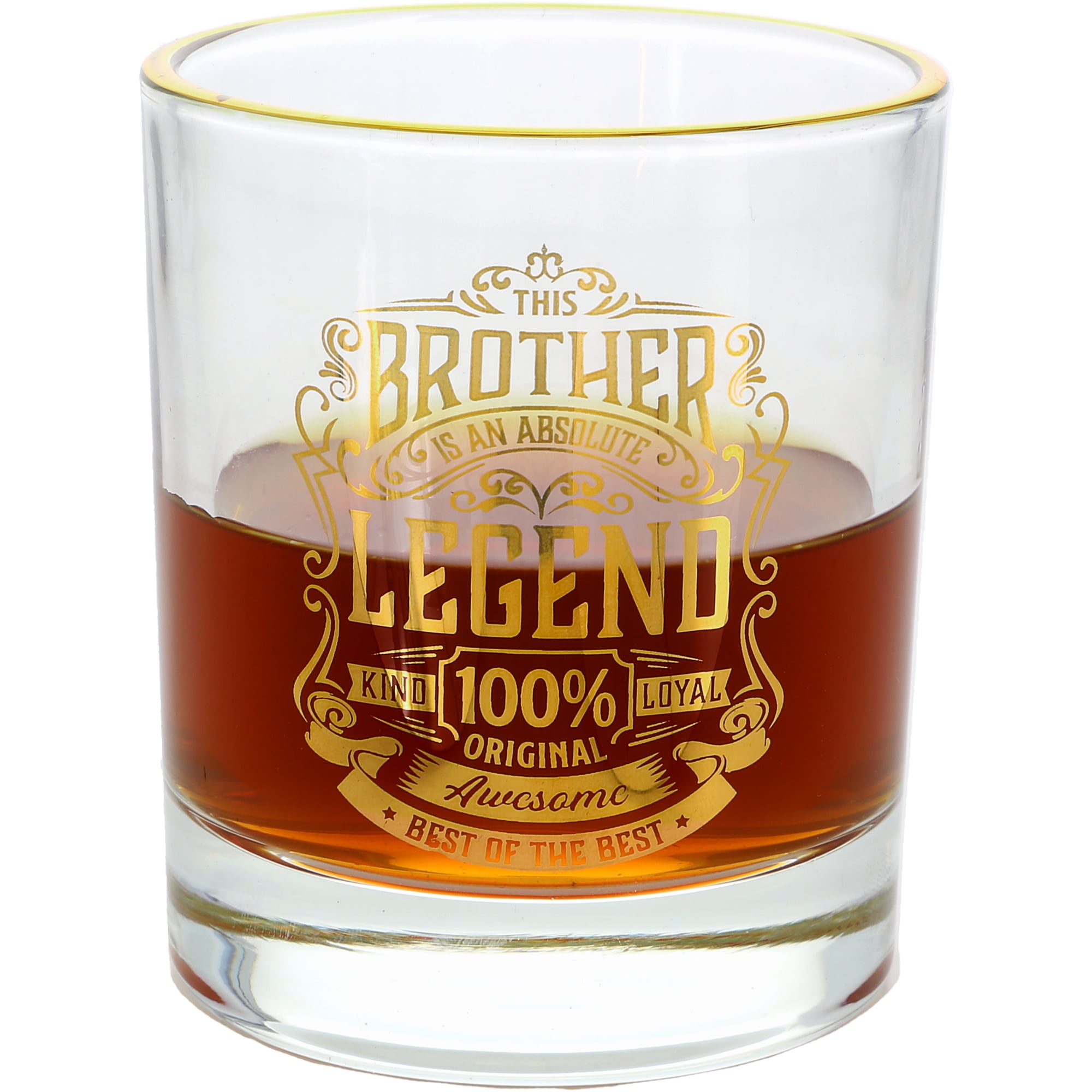 Pavilion Gift Company - Brother - 8 oz Rocks Glass - Walmart.com