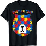 Brother Bear Face Puzzle Pieces Autism Awareness Day Support - Walmart.com