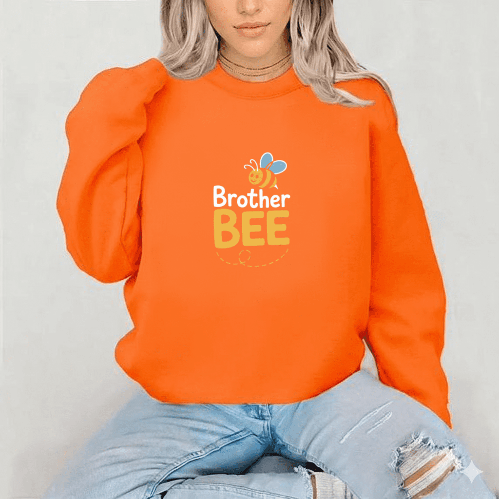 Brother Bee Matching Family Funny Gift for Men and Kids Sweatshirt, up ...