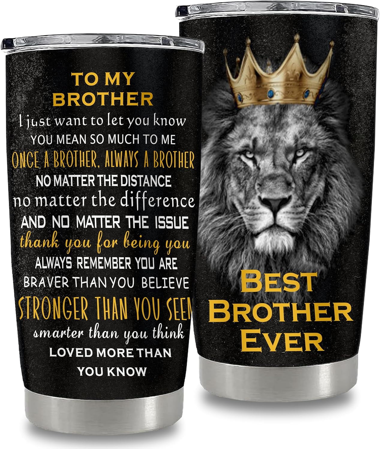Brother Birthday Gifts, Best Brother Ever Gift Idea from Sister, 20oz ...