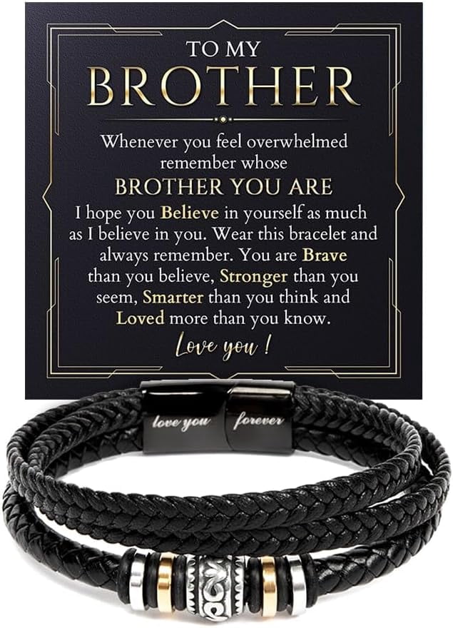 To My Brother Bracelet, Brother Bracelet From Sister, Brothers ...