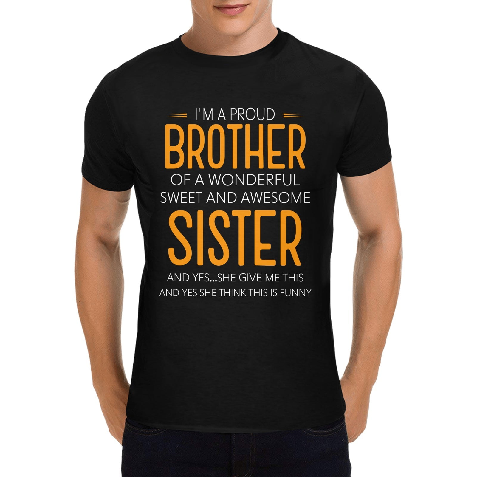 Brother C-T shirt, Brother Birthday Day Gifts, Funny Fathers Day Gift ...