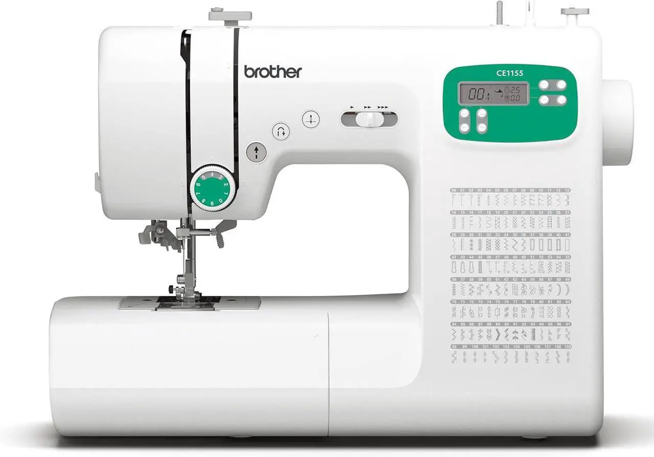 Brother CE1155 Computerized Sewing Machine with Auto Stop/Start, 110 ...