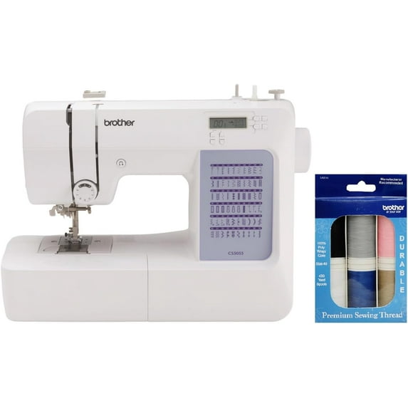 Brother CS5055 Computerized Sewing Machine, 60 Built-in Stitches, LCD ...