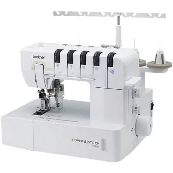 Brother CV3550 Double-Sided Cover Stitch Sewing Machine with LED Light ...