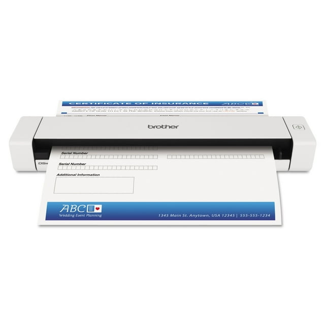 Brother DS620 Mobile Scanner, 600 x 600 dpi - Walmart.com