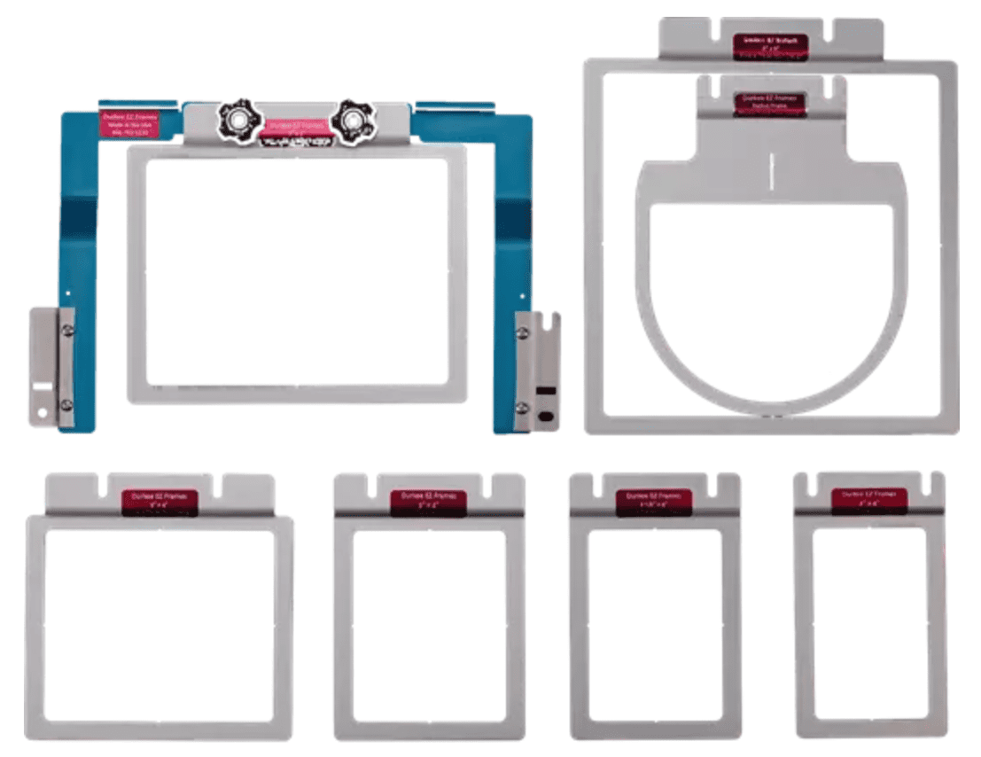 Brother Durkee 7pc EZ Frames Combo Pack for Muti-Needle Machines ...