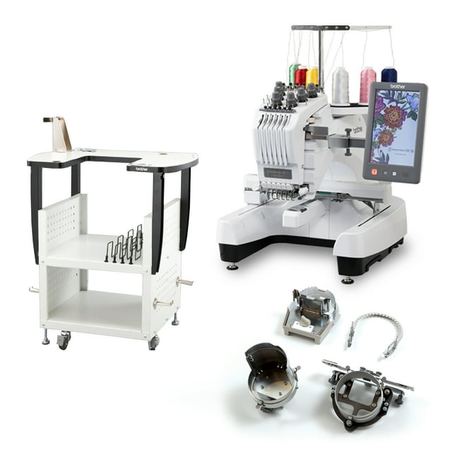 Brother PR680W 6-Needle Digital Sew Programmable Stitching Embroidery ...