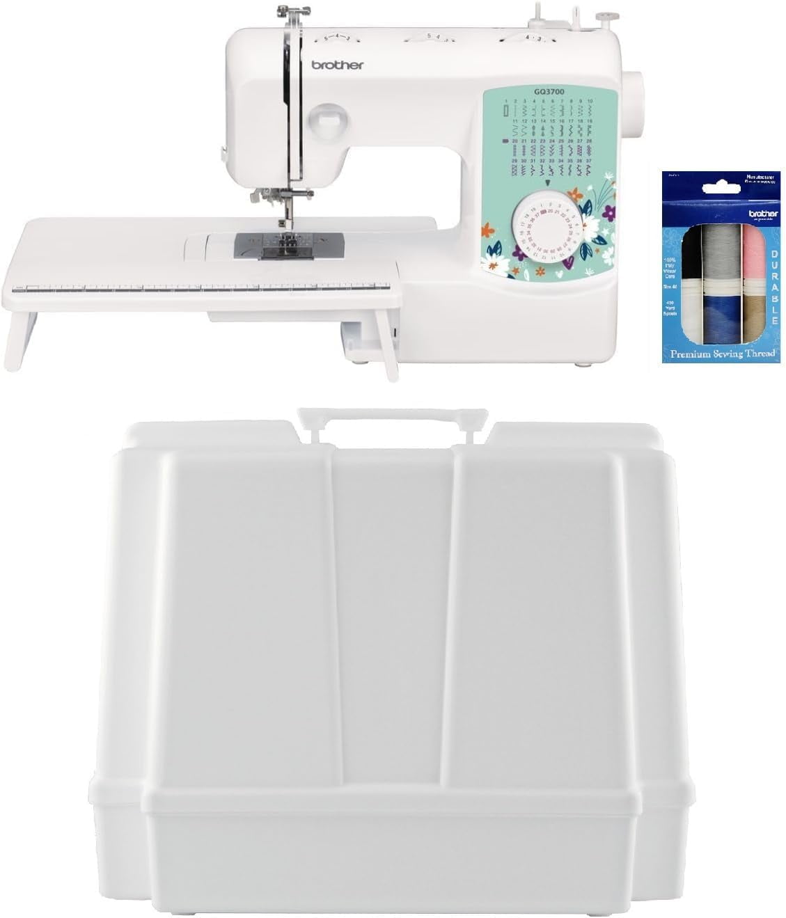 Brother GQ3700 Sewing and Quilting Machine, and Hard Plastic Storage ...