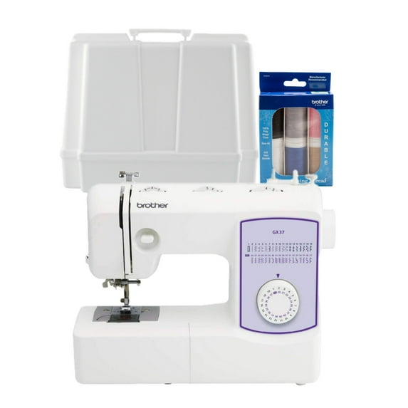 Brother GX-37 Sewing Machine with 37 Built-in Stitches and Hardcase ...