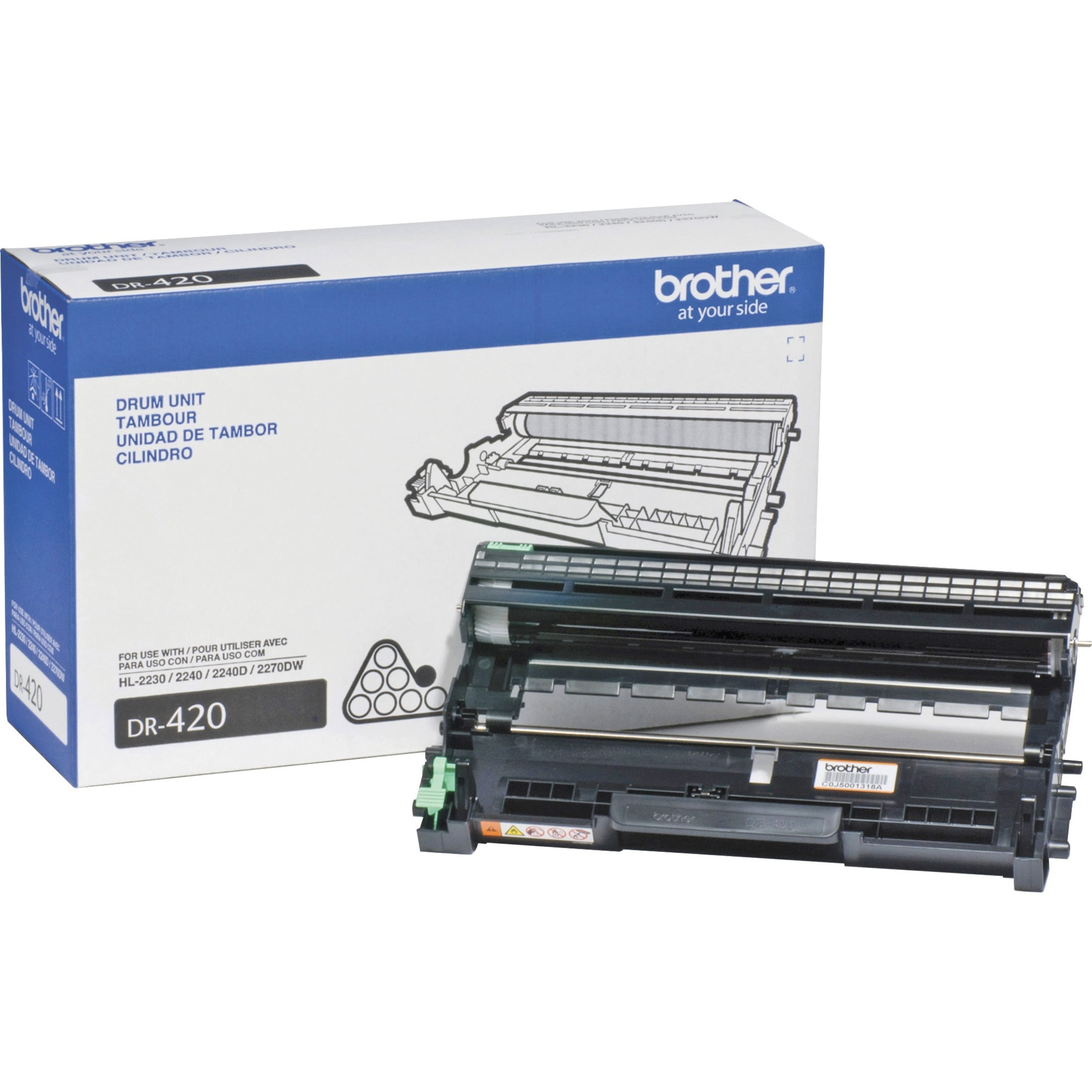 Brother Genuine DR420 Mono Laser Drum Unit - Walmart.com
