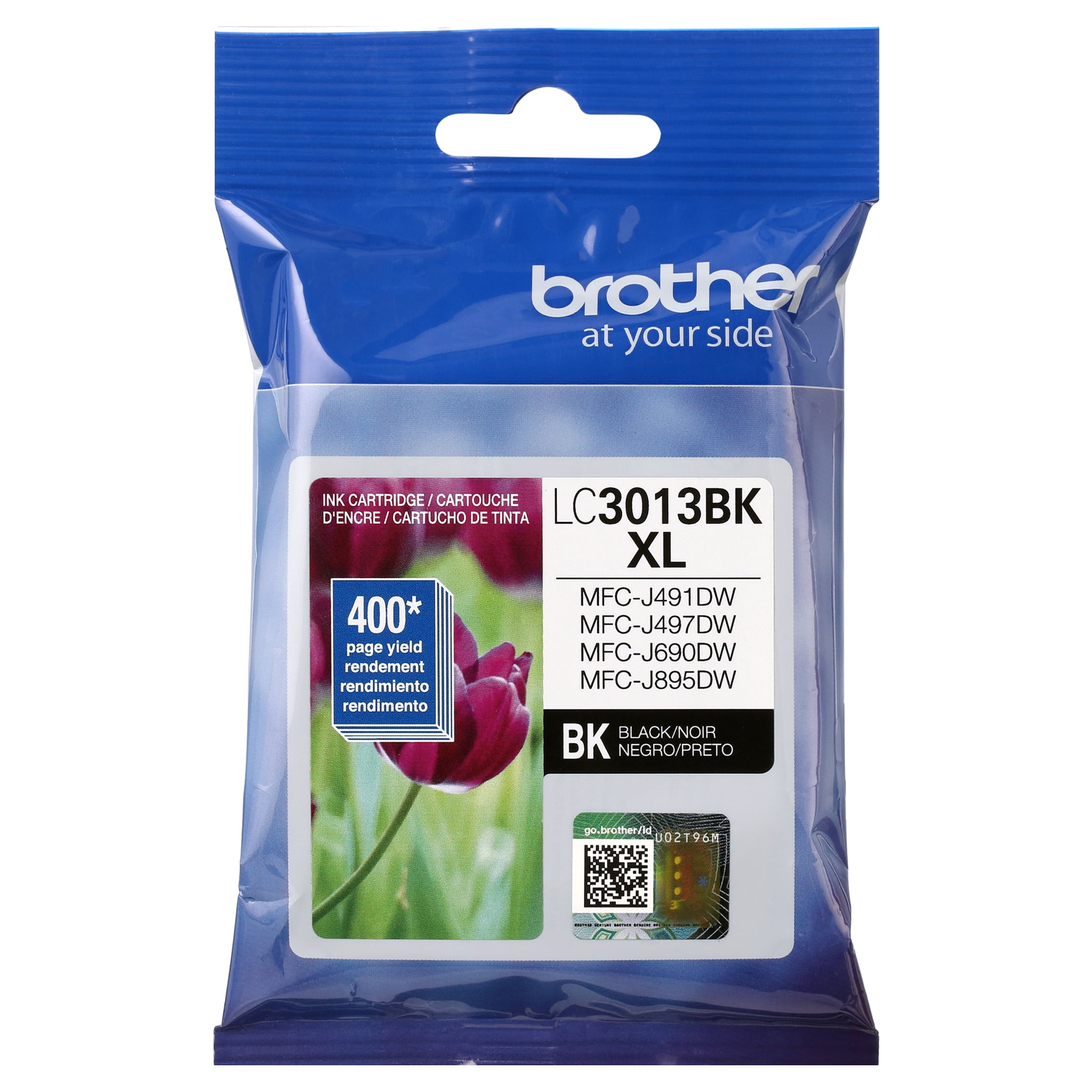 Brother Genuine LC3013BK High-yield Black Printer Ink Cartridge ...