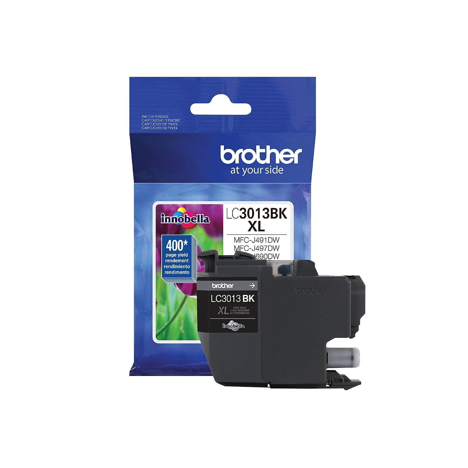Brother Genuine LC3013BKS High-yield Black Ink Cartridge 24337417 ...