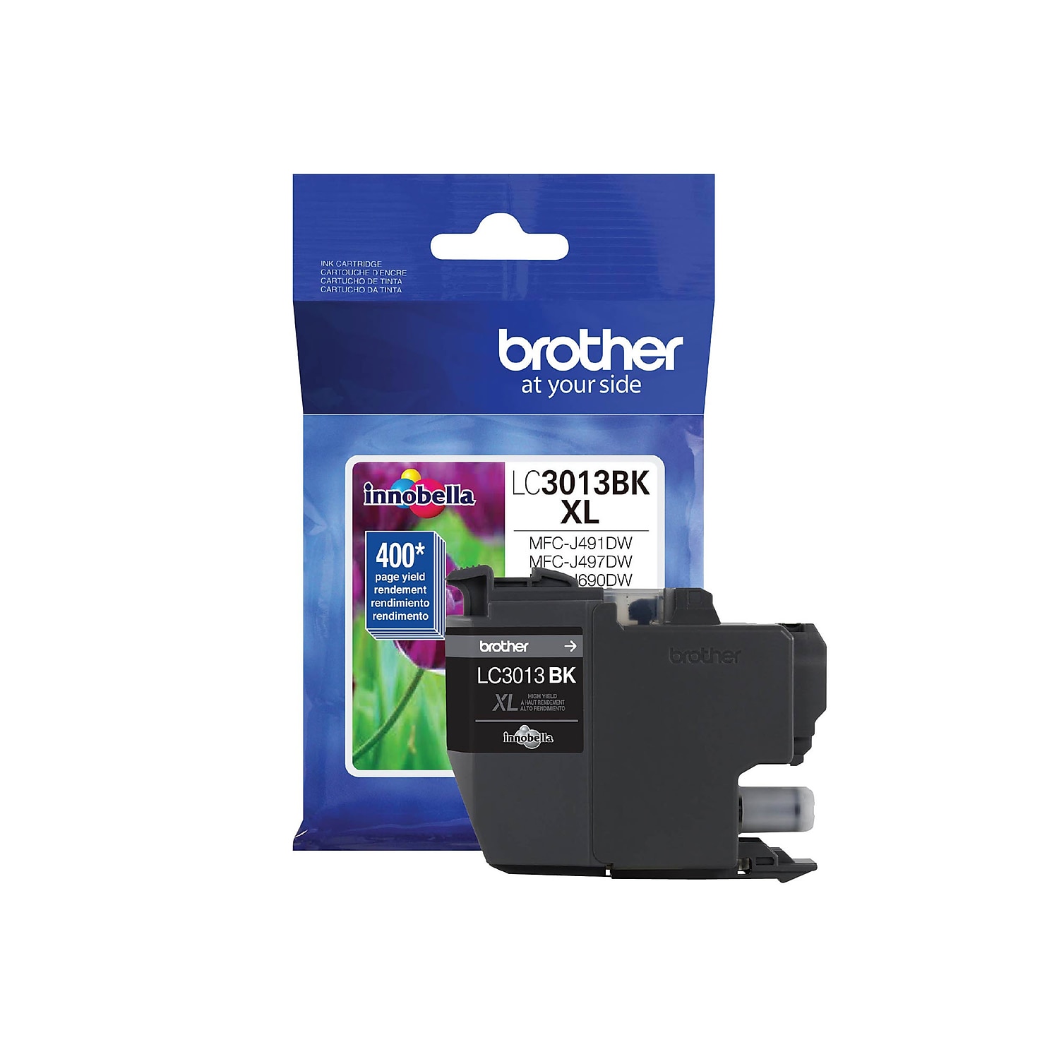 Brother Genuine LC3013BKS High-yield Black Ink Cartridge 24337417 ...