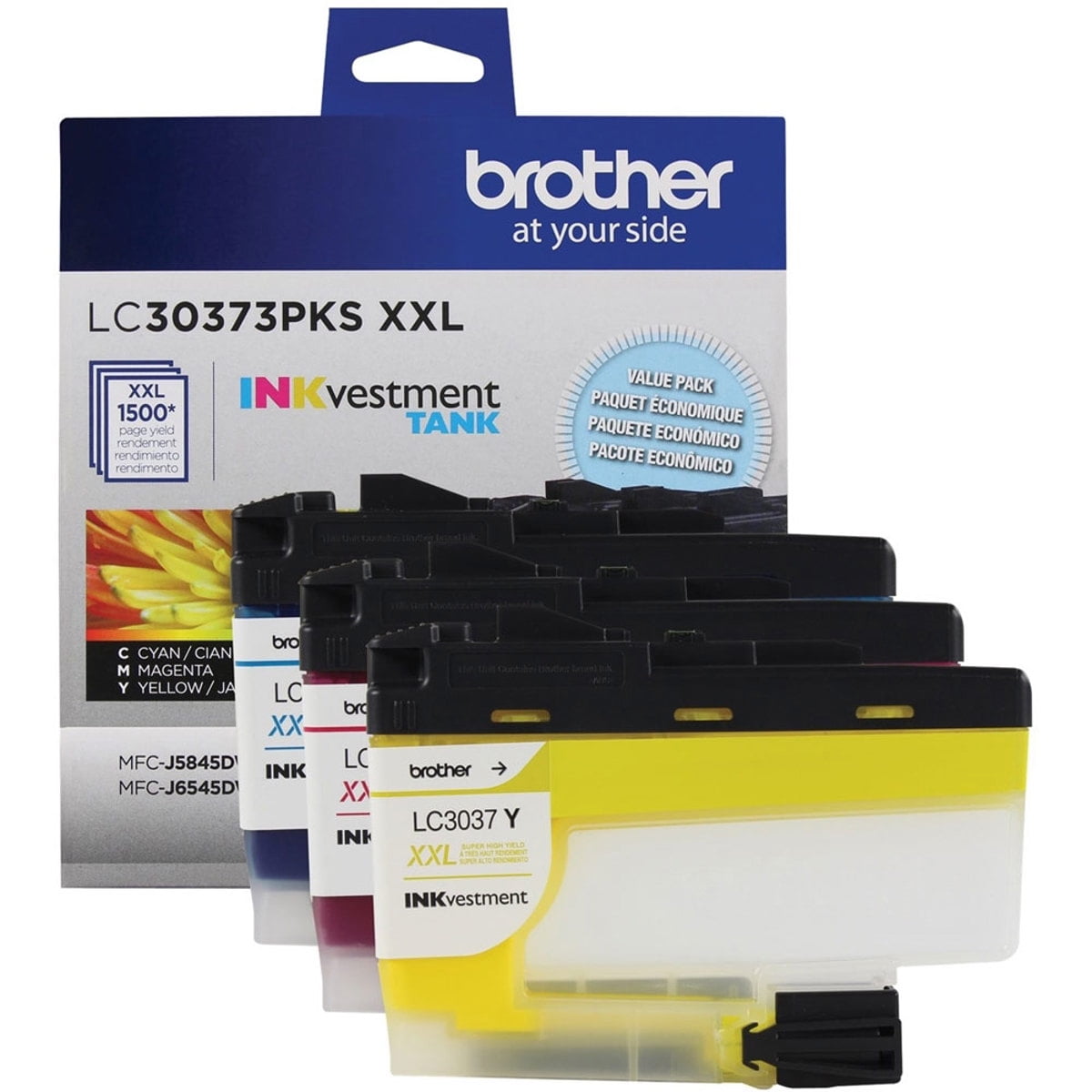 Free Shipping! Brother Genuine LC30373PKS High-yield Printer Ink ...