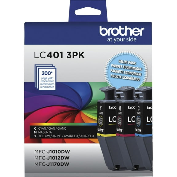 Genuine LC401 Standard Yield 3-Pack Ink Cartridges â€“ Includes 1 ...