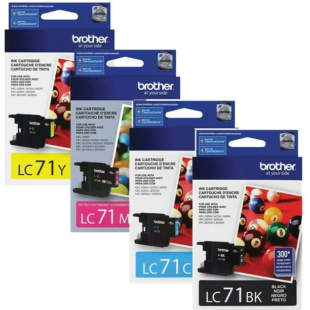 Brother Genuine MFC-J430W Standard Yield Ink Cartridge Set (Black, Cyan ...