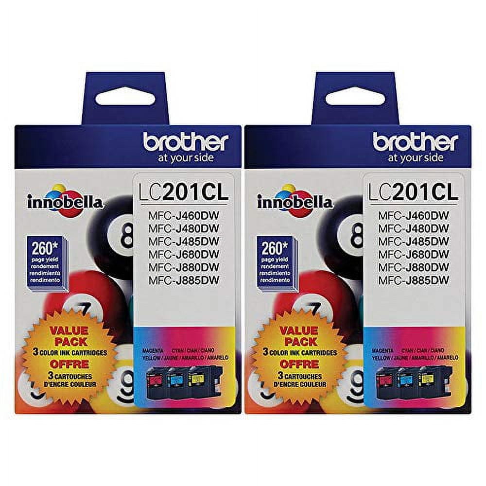 Brother Genuine Standard Yield Color Ink Cartridges, LC2013PKS ...