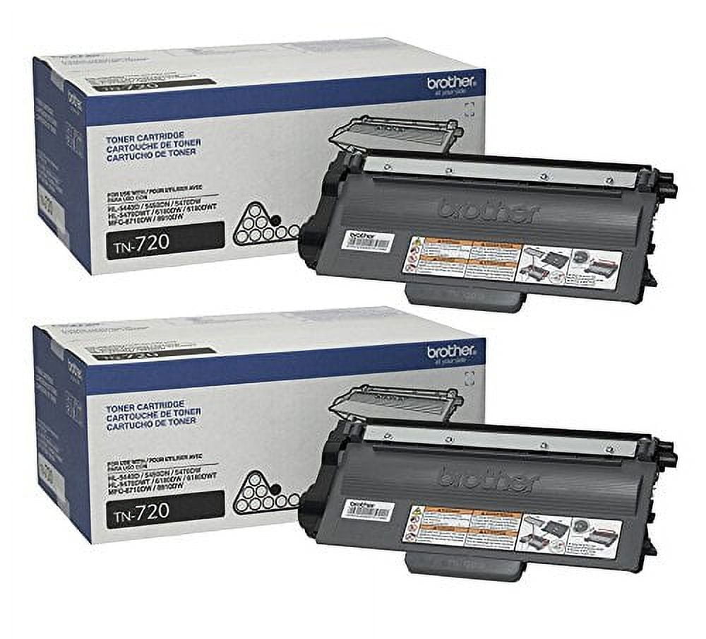 Brother Genuine Standard Yield Toner Cartridges, TN720, Replacement ...