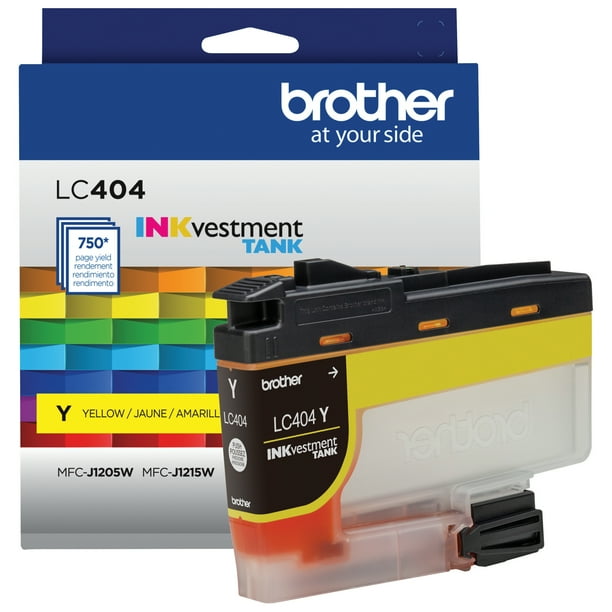 Brother Genuine Standard-yield Yellow Printer Ink Cartridge, LC404Y ...
