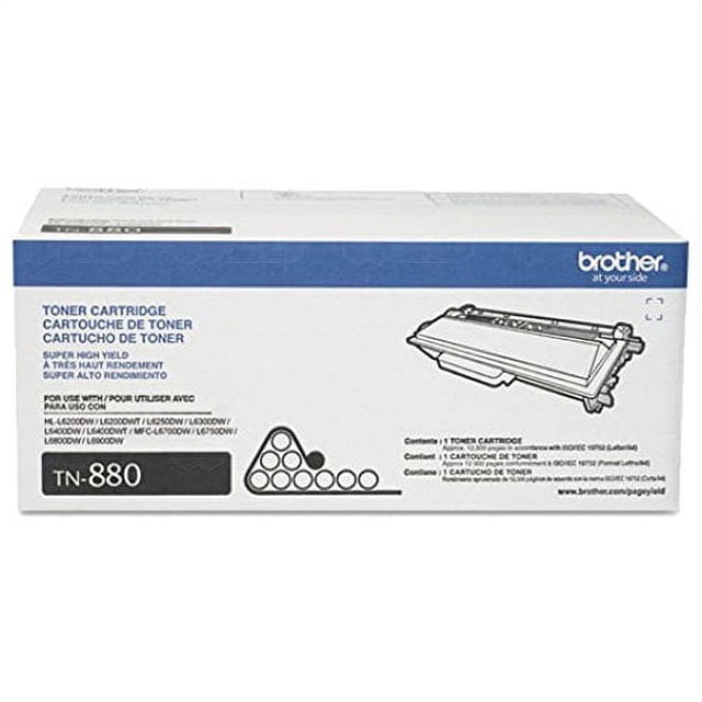 Brother Genuine Super High Yield Toner Cartridge, TN880, Replacement ...