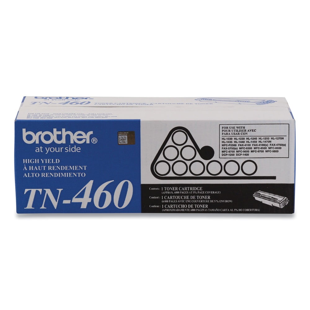Brother Genuine TN460 High-yield Printer Toner Cartridge, Black ...