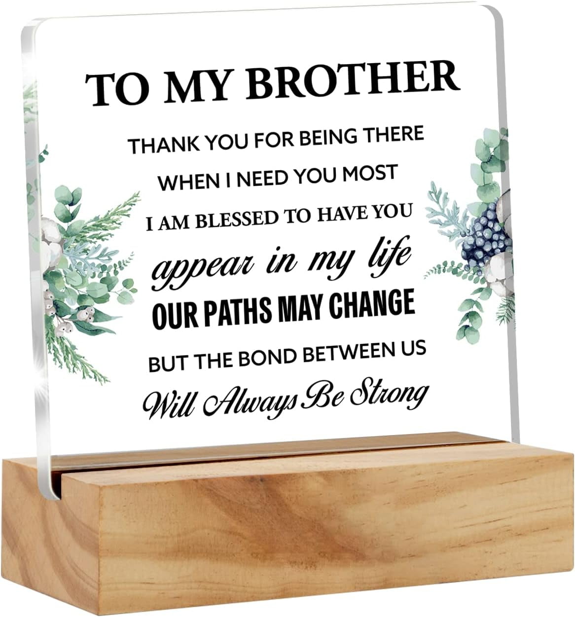 Brother Gift Best Brother Gifts From Sister Brother, to My Brother ...