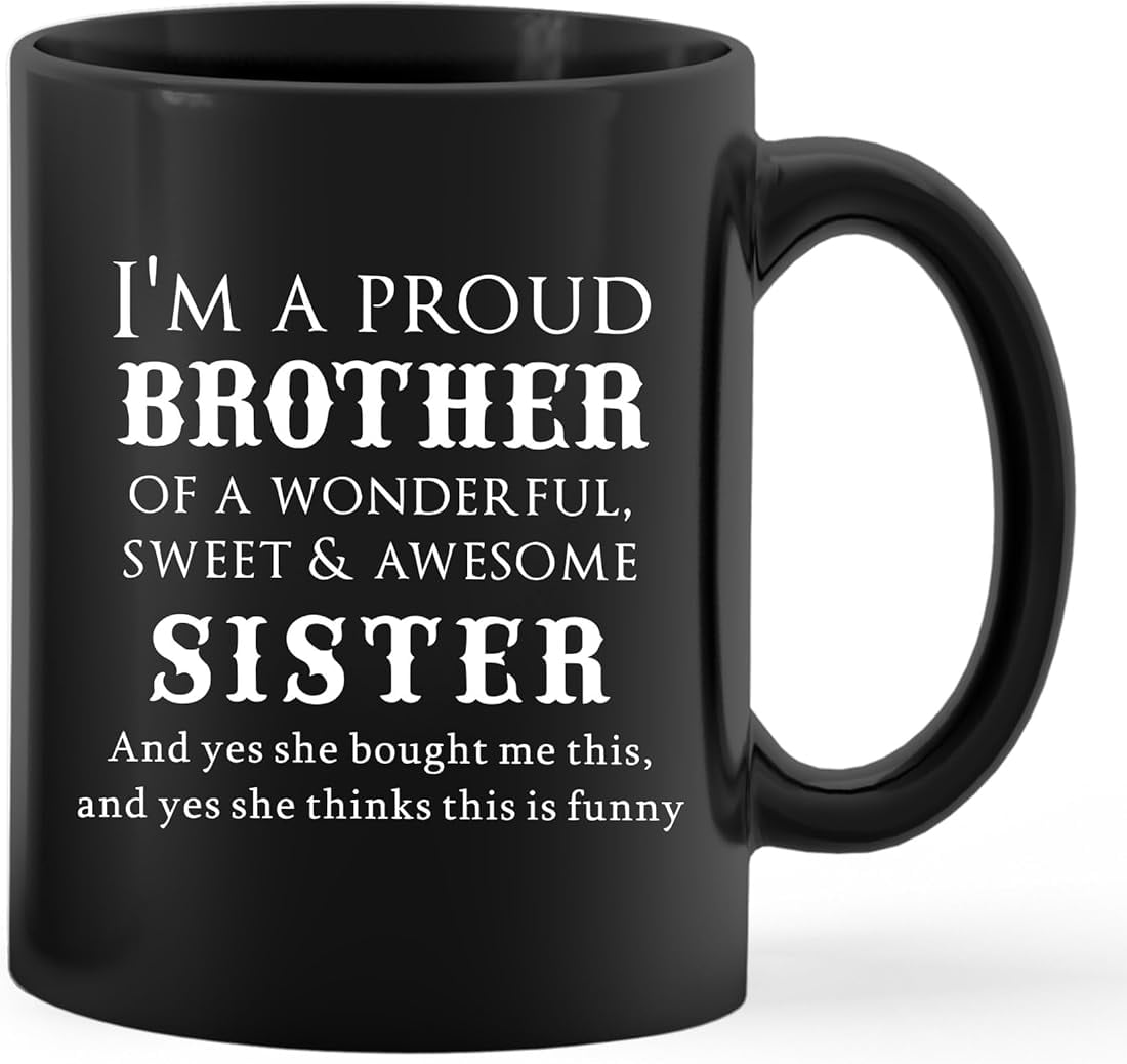 Brother Gifts Mug Cup Ceramic, Brother Gifts From Sister, Gifts For ...