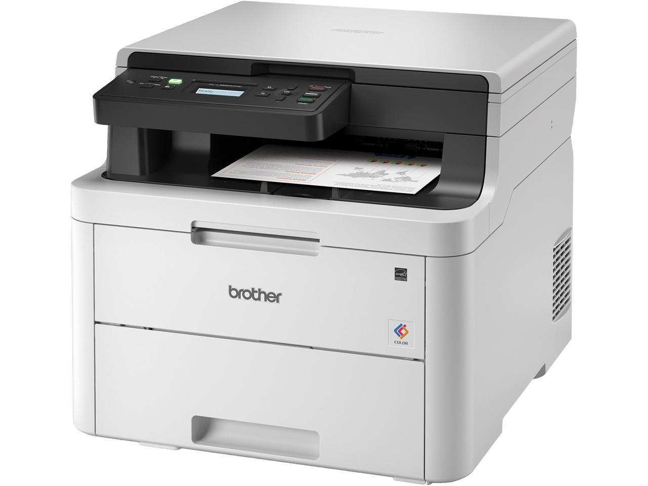 Brother HL-L3295CDW Wireless Compact Digital Color Printer with Laser ...
