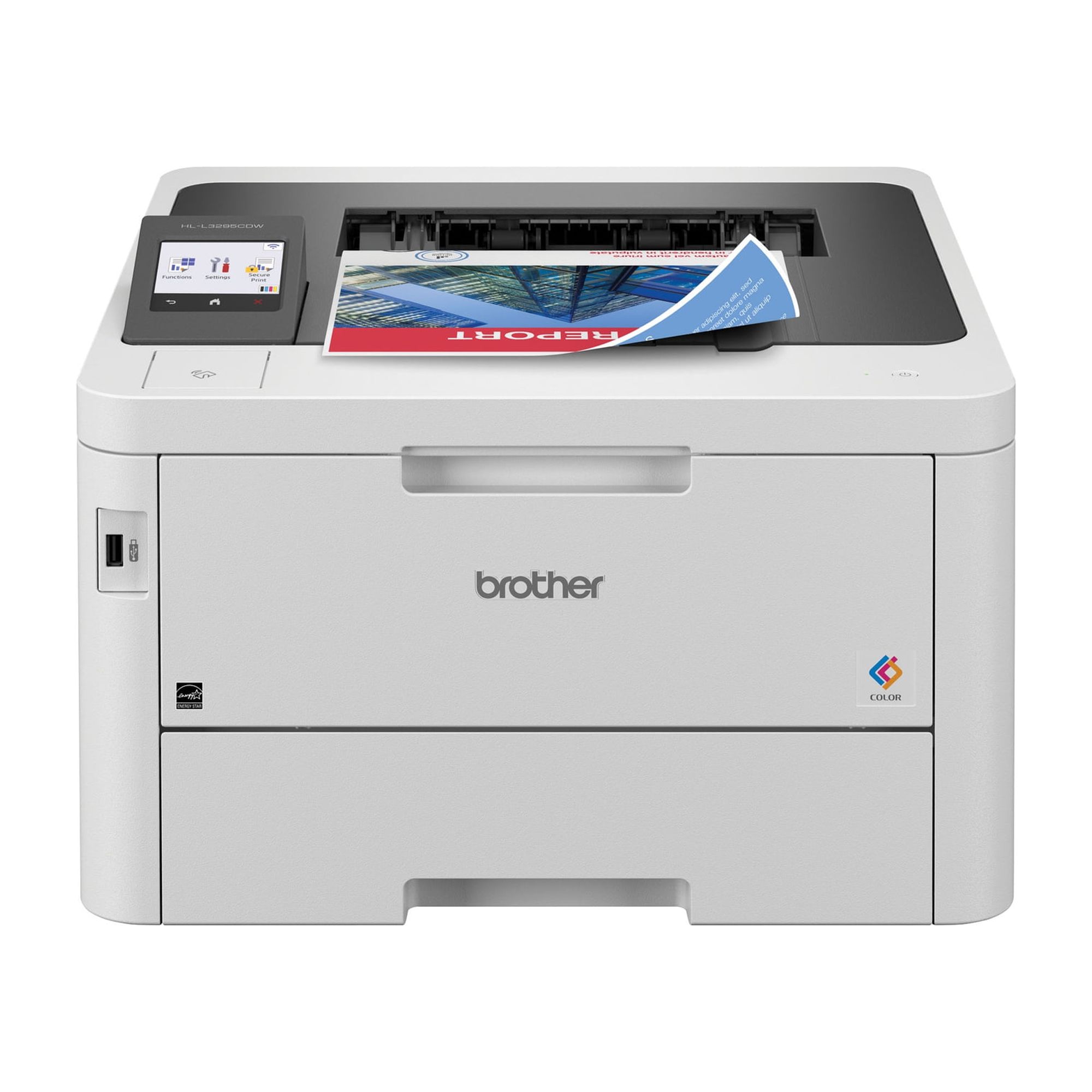 Brother HL-L3230CDW Compact Digital Color Printer Providing Laser Quality Results with Wireless ...