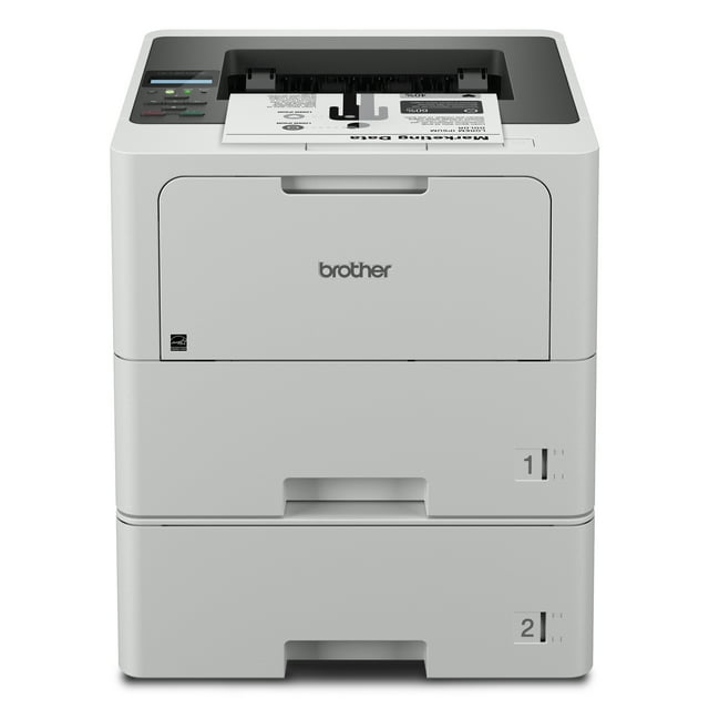 Brother HL-L6210DWT Business Monochrome Laser Printer with Dual Paper ...