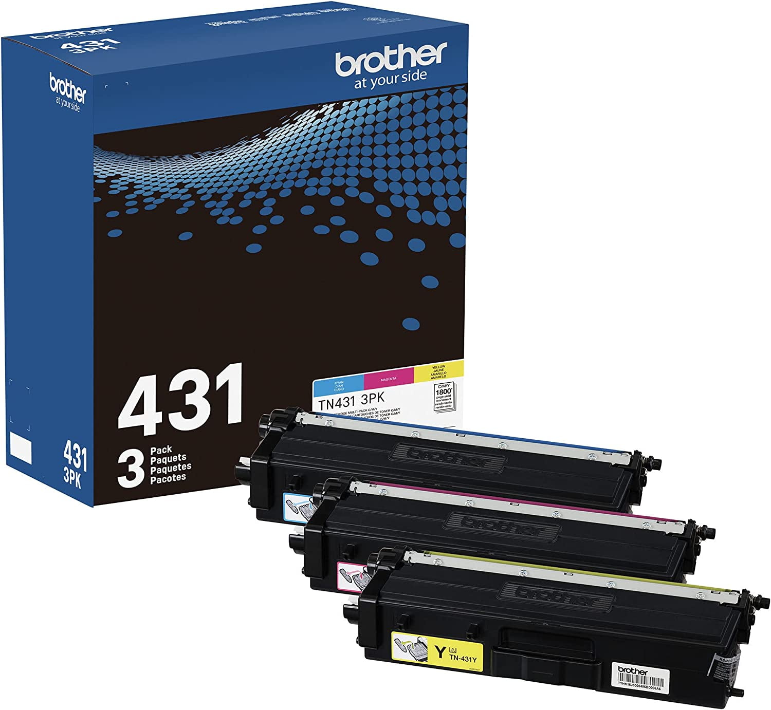Brother HL-L8360CDW (TN431) Standard Yield Toner Cartridge Set Colors ...