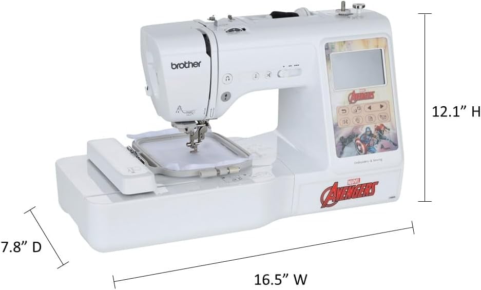 Brother LB5500M Marvel 2-in-1 Combo Sewing & Embroidery Machine ...