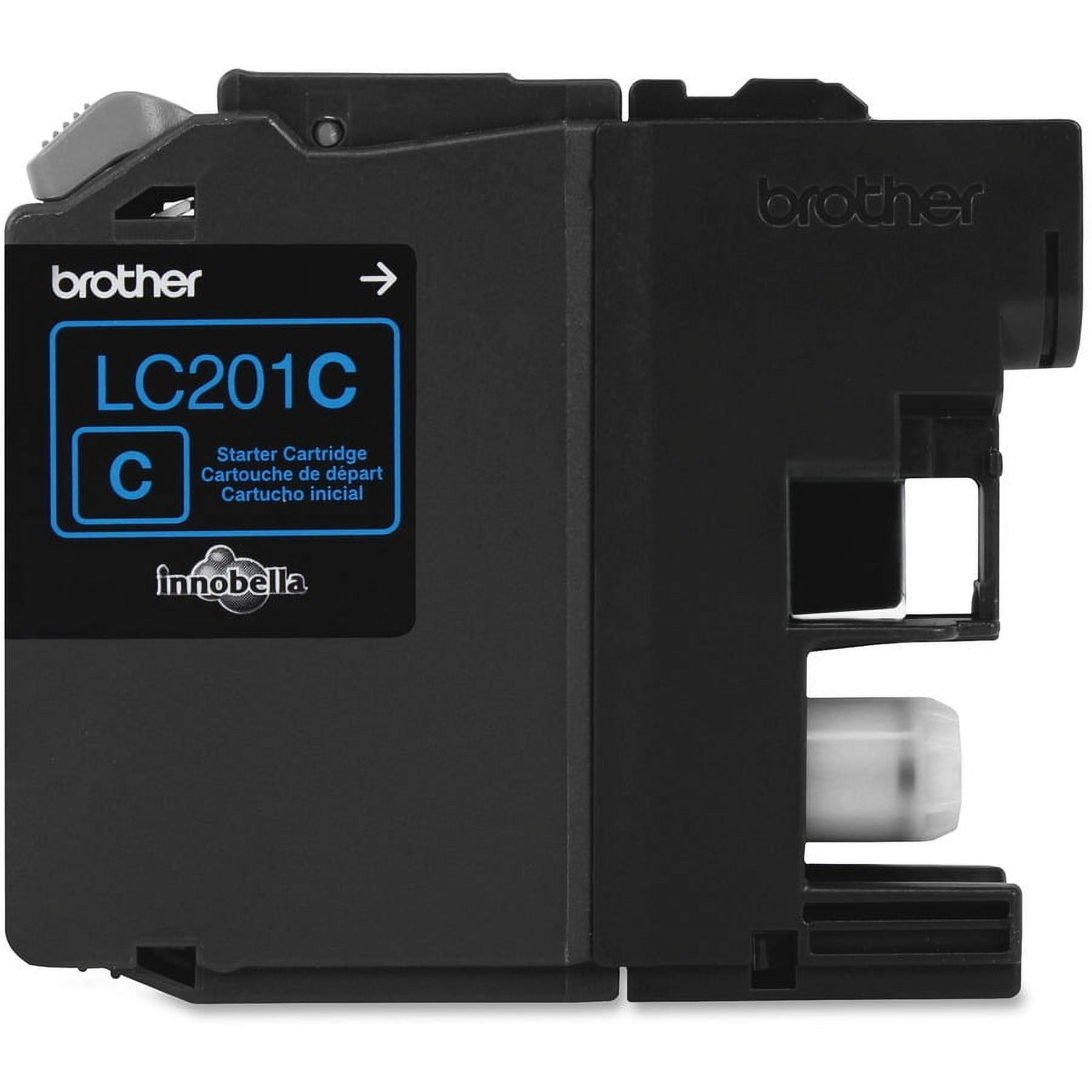 Brother LC201C Cyan Ink Cartridge (260 Yield) LC201C - Walmart.com