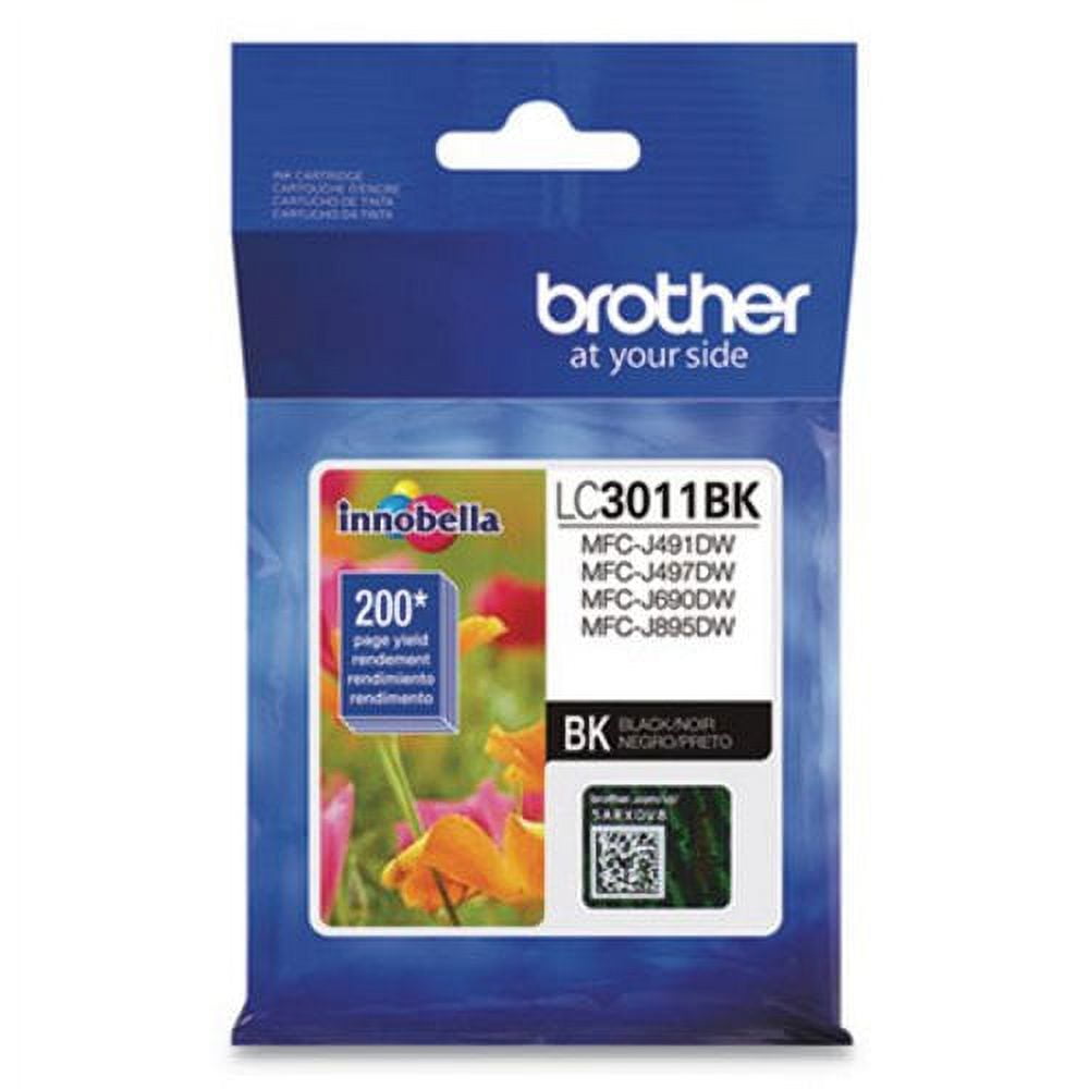 Brother LC3011BK Original Ink Cartridge - Single Pack - Black - Walmart ...