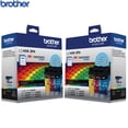 Brother LC4063PKS INKvestment Tank Standard-yield Ink 3 Color 2 Pack ...