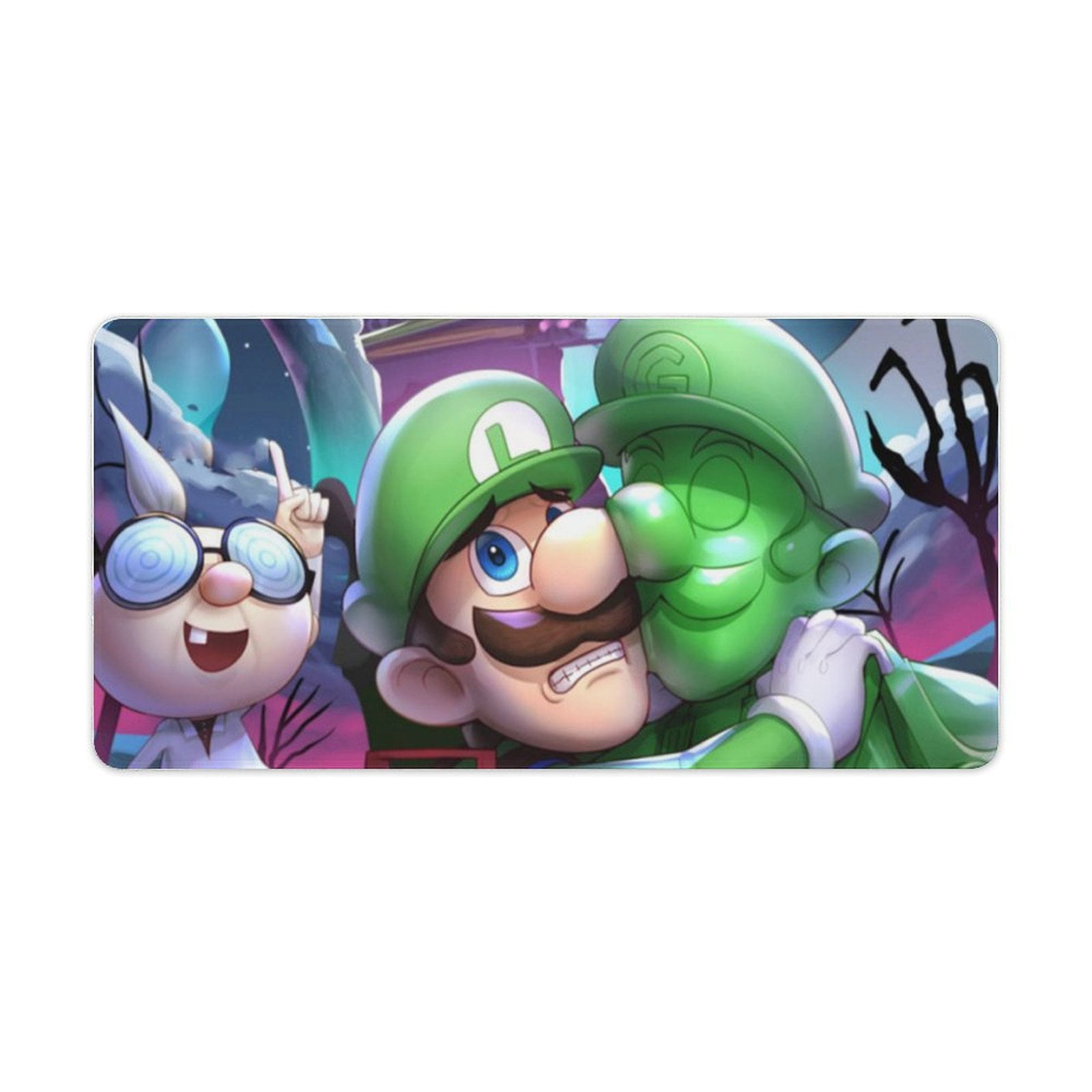 Brother Luigi's Mansion Extended Gaming Mouse Pad No-sliped Large Desk ...