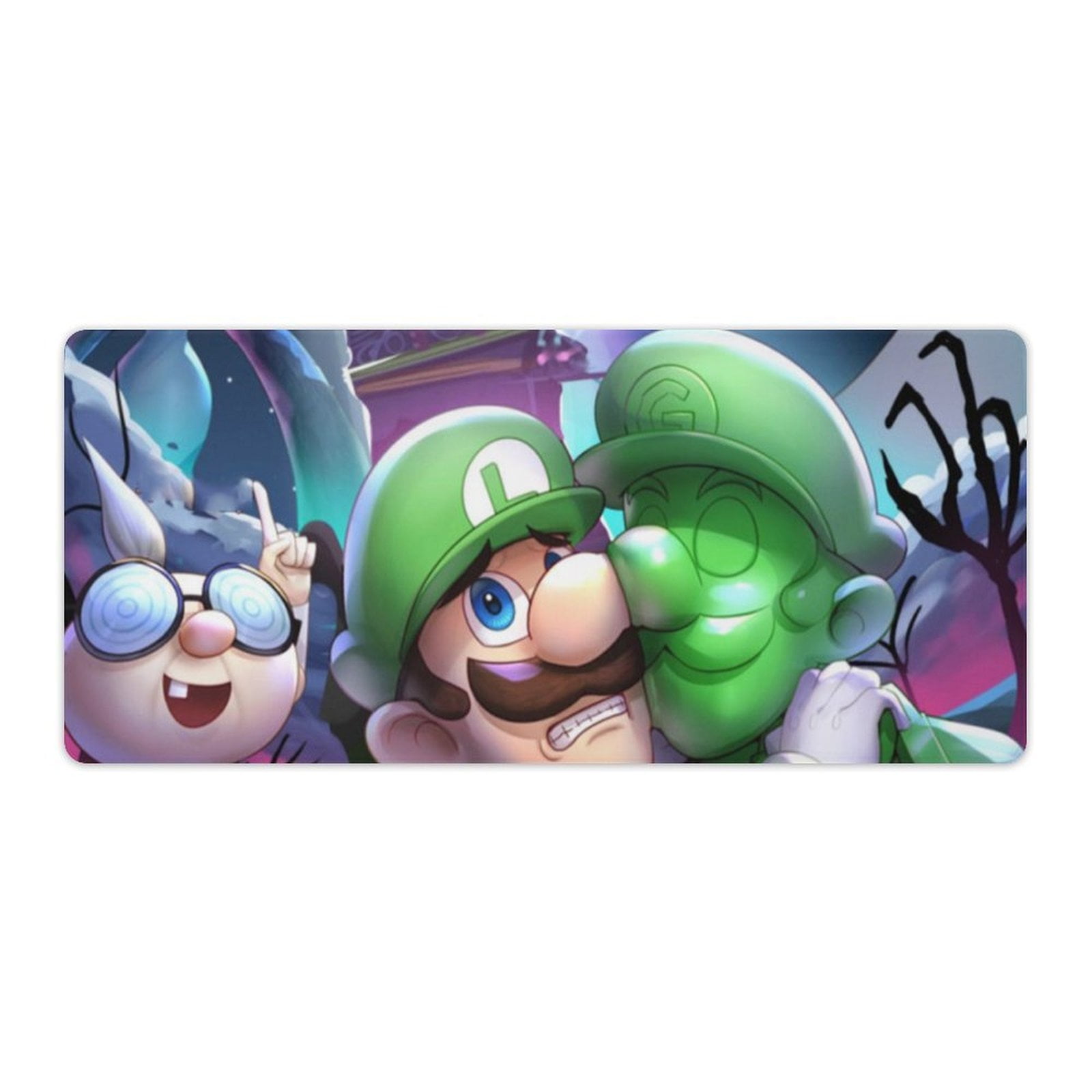 Brother Luigi's Mansion Extended Gaming Mouse Pad No-sliped Large Desk ...