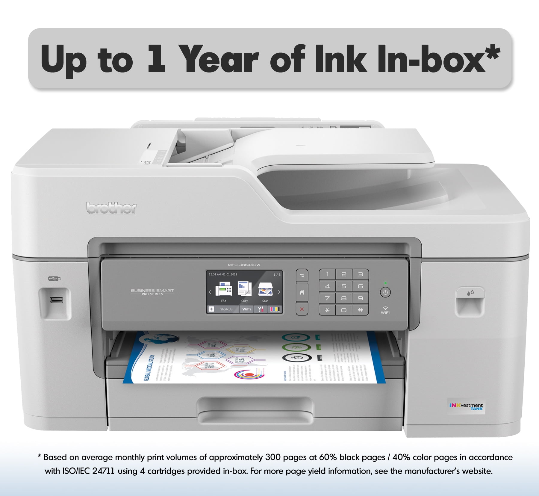 Brother MFC-J6545DW INKvestment Tank Color Inkjet Philippines | Ubuy