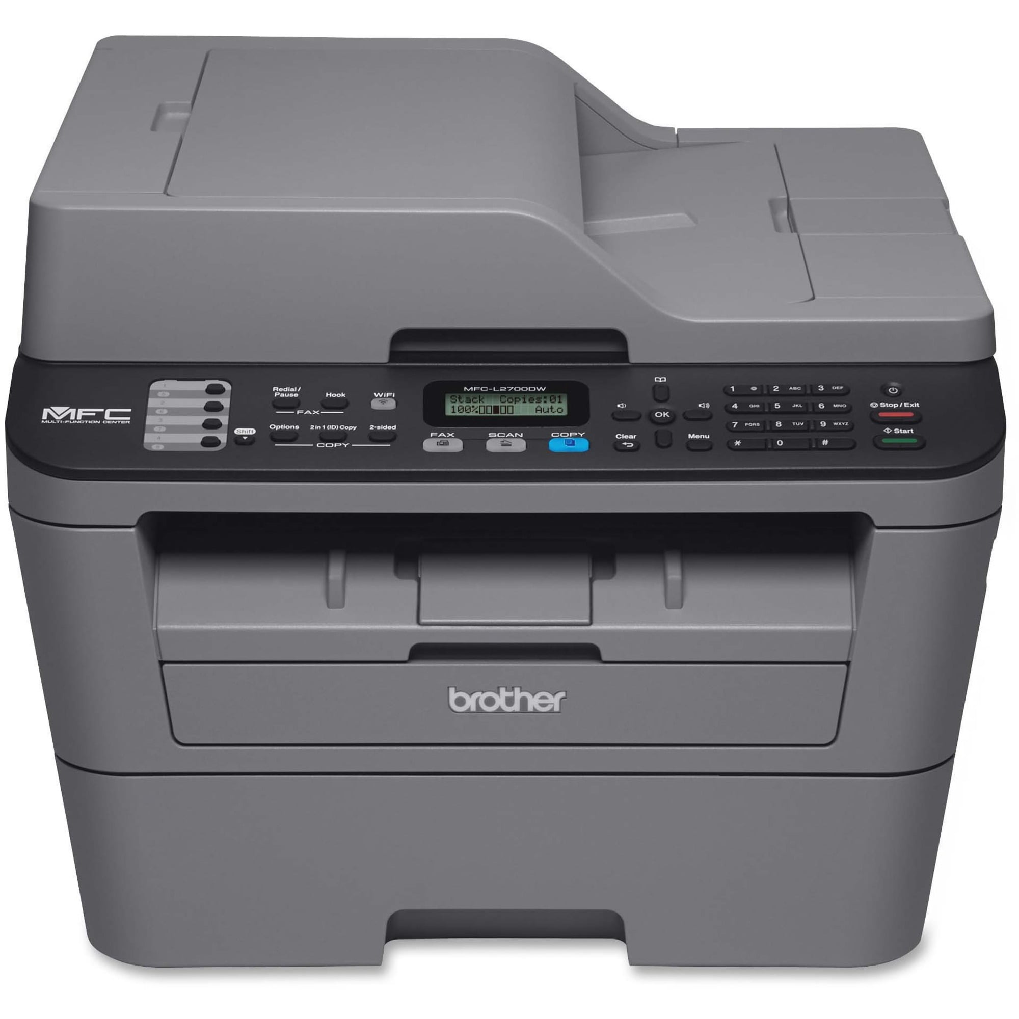 (Open Box) Brother MFC-L2700DW Compact Wireless Laser All-in-One, Copy ...