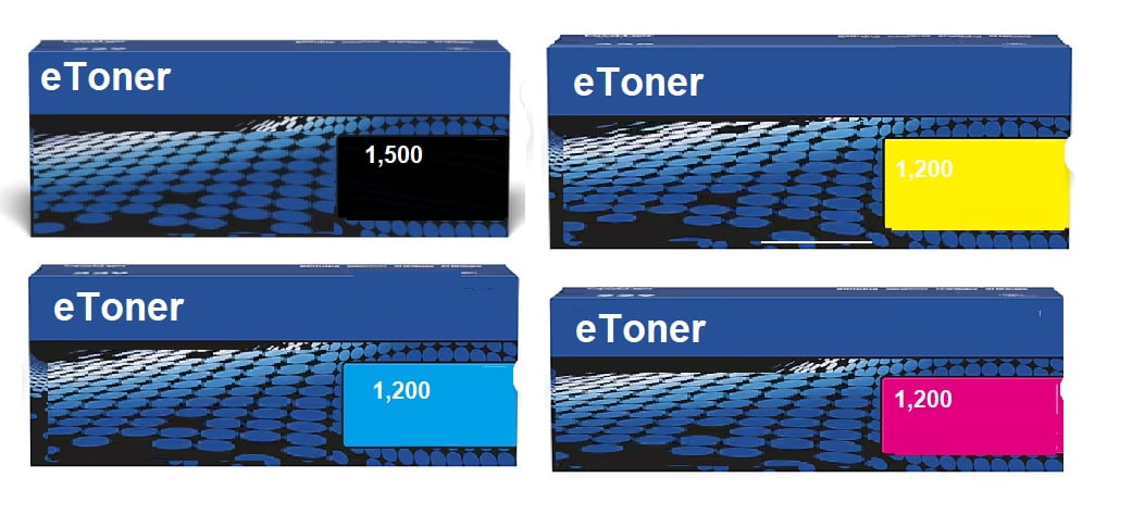 Brother MFC-L3780CDW Toner Set eToner Brand All four colors L3780CDW ...