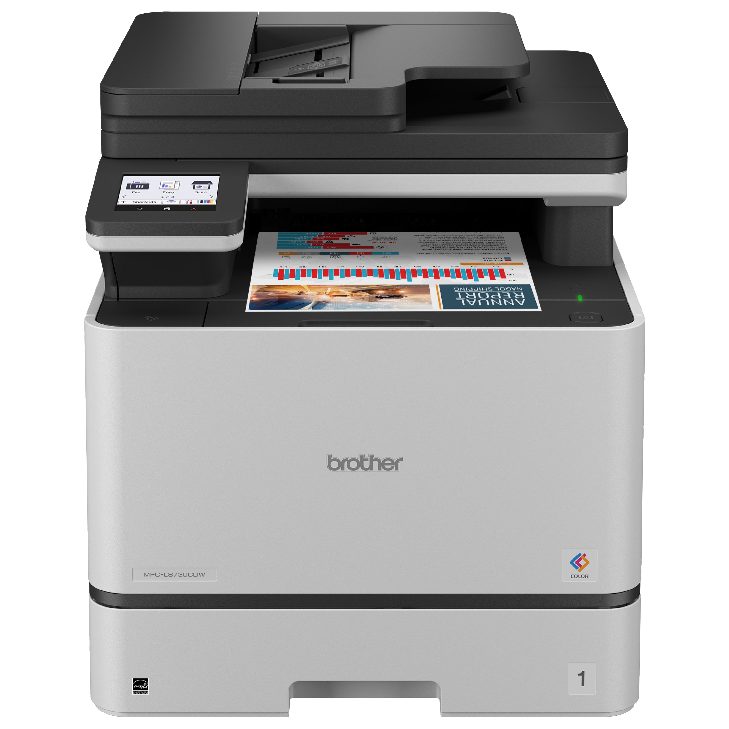 Brother MFC-L8730CDW Business Color Laser All-in-One Printer with ...