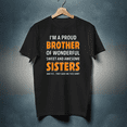 Brother Of Sisters Funny Family Quote Humor Sibling Gift Matching ...