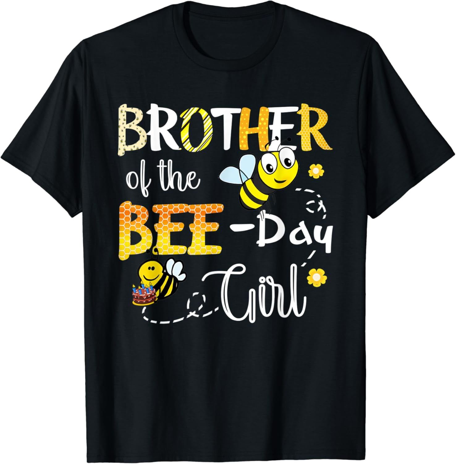 Brother Of The Bee-Day Girl Cute Bee Men Women Birthday - Walmart.com