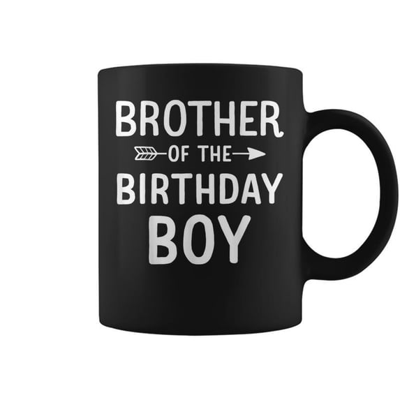 Brother Of The Birthday Boy For Matching Family Party Coffee Mugs ...