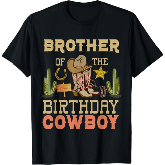 Brother Of The Birthday Cowboy Rodeo Country B-Day Matching - Walmart.com